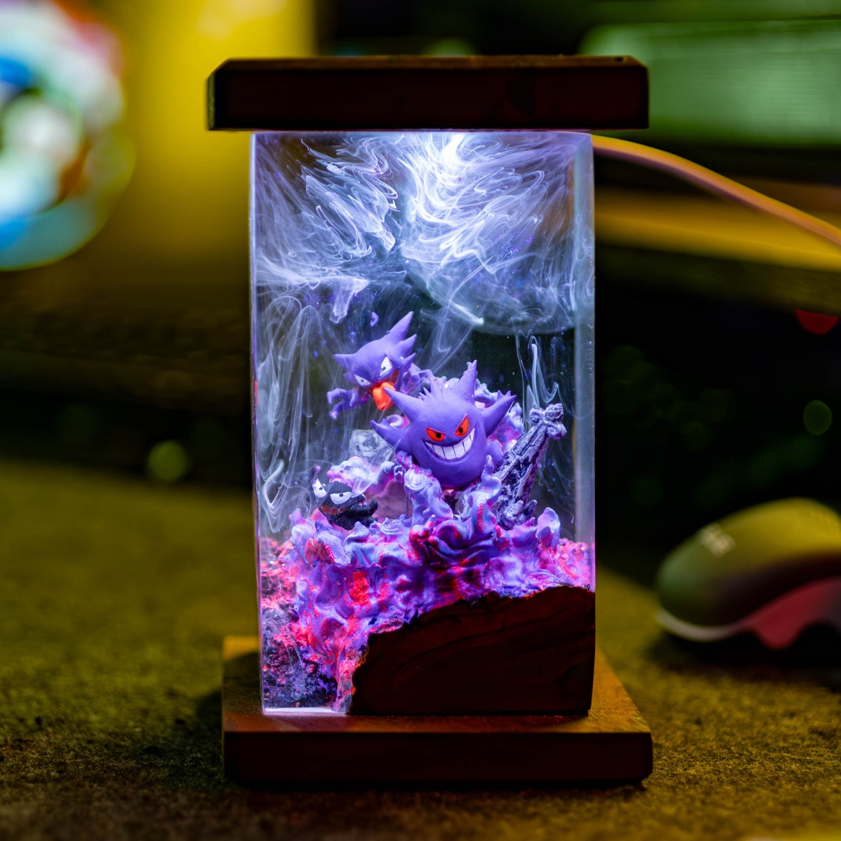 Pokemon Gengar Epoxy Resin Lamp – Fandom Lamps - Epoxy Resin Lamp